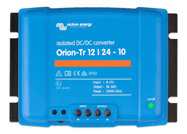 Victron Orion-Tr 12/24-10A (240W) Isolated DC-DC converter - Sikkerhet ...