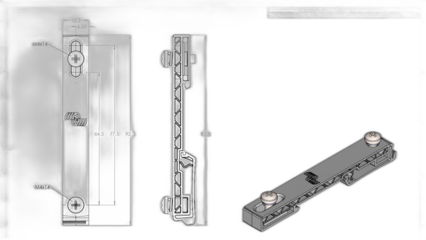 Victron DIN35-adapter (2 stk) - Sikkerhet Om Bord AS